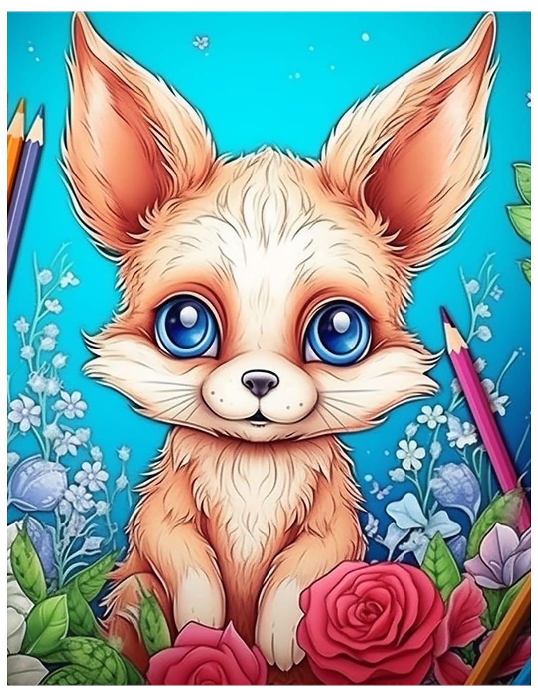 Baby Animals Coloring Pages With 68 Animals, Printable Kids Coloring ...