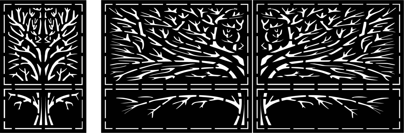 New Design of Gates With the Tree of Life Tree of Life, DXF Fence ...