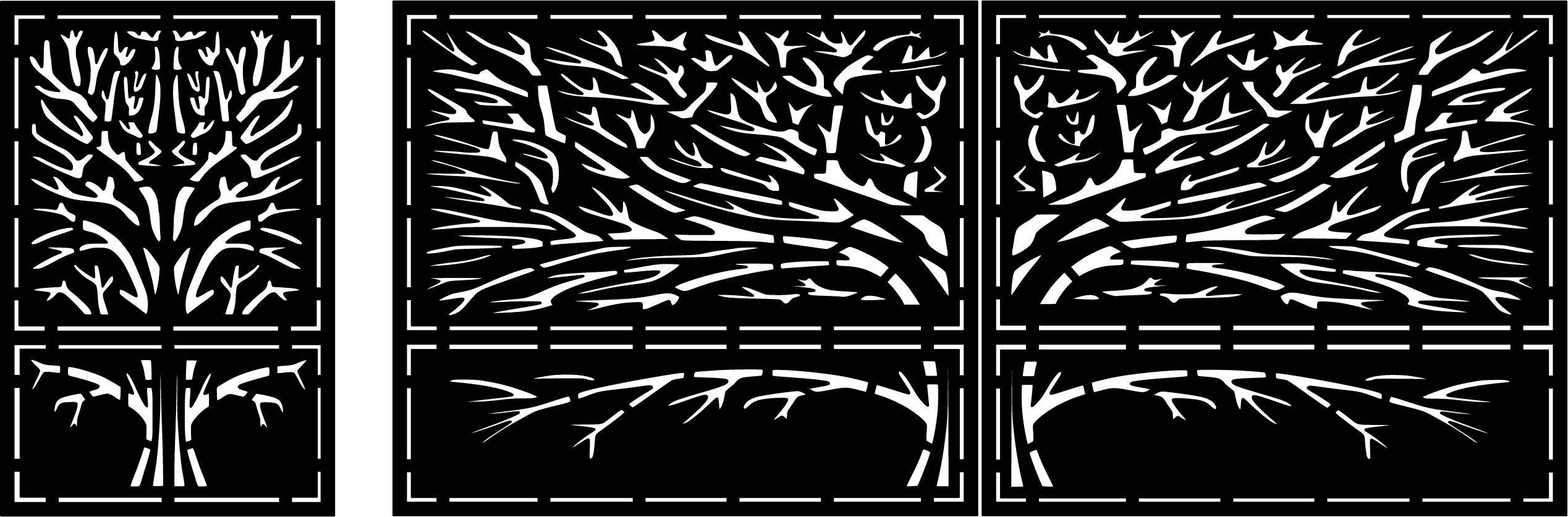 New Design of Gates With the Tree of Life Tree of Life, DXF Fence ...