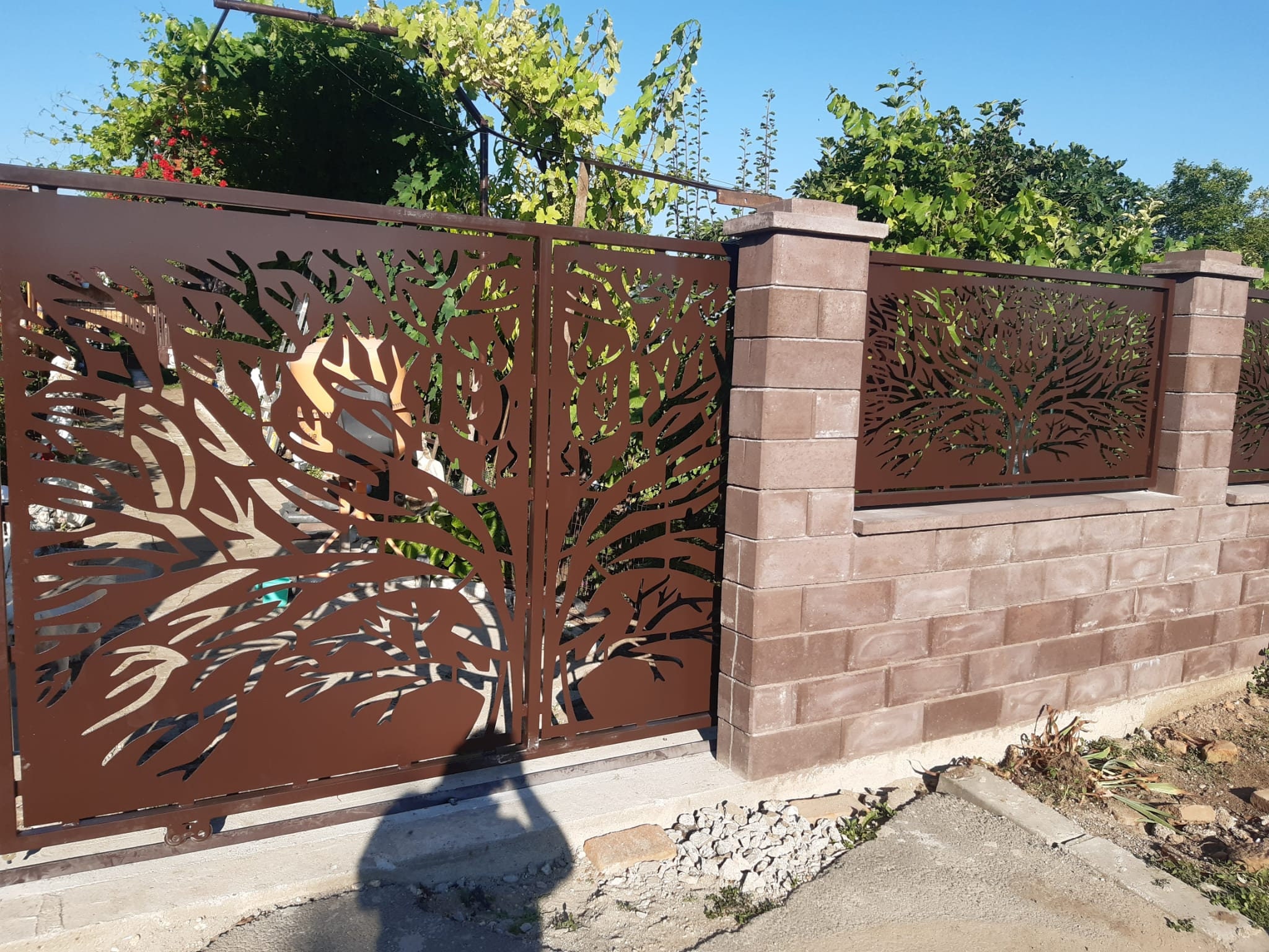 Tree of Life Digital Gate Panel , DXF Fence Panels, Room Divider Panel ...