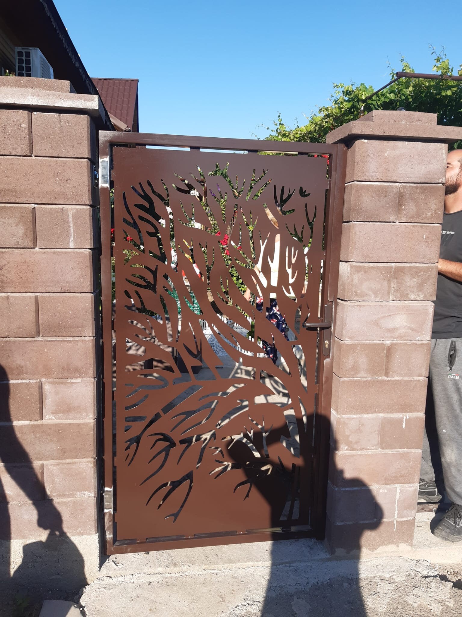 Tree of Life Digital Gate Panel , DXF Fence Panels, Room Divider Panel ...