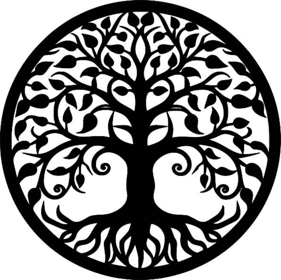 Tree of Life Wall Art, Hanger and Panoply Family, Vectors, Png, Dxf ...