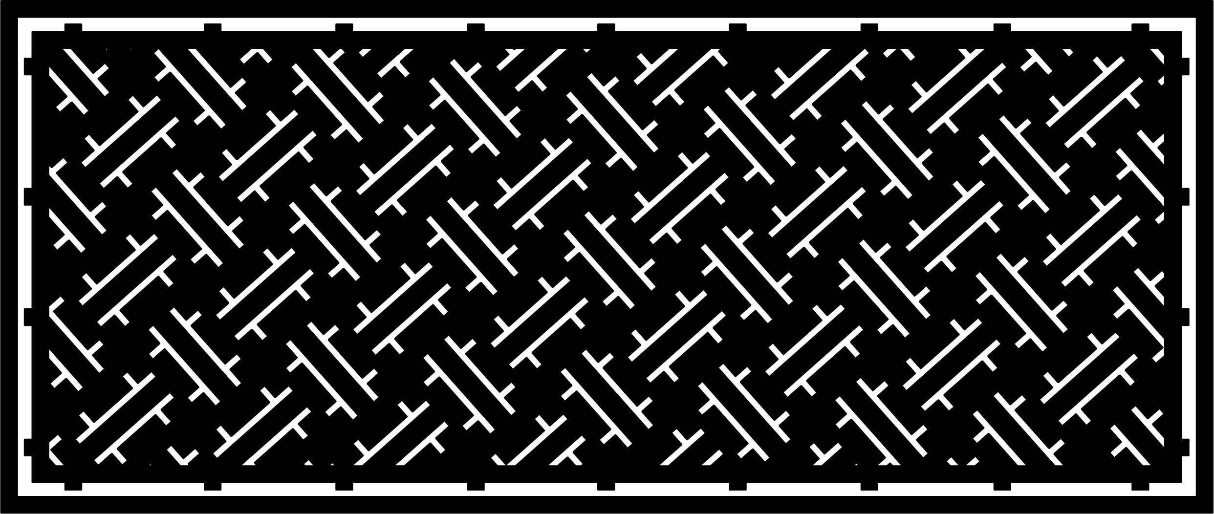 Digital Gate Panel Line, DXF Fence Panels, Room Divider Panel, Vector ...