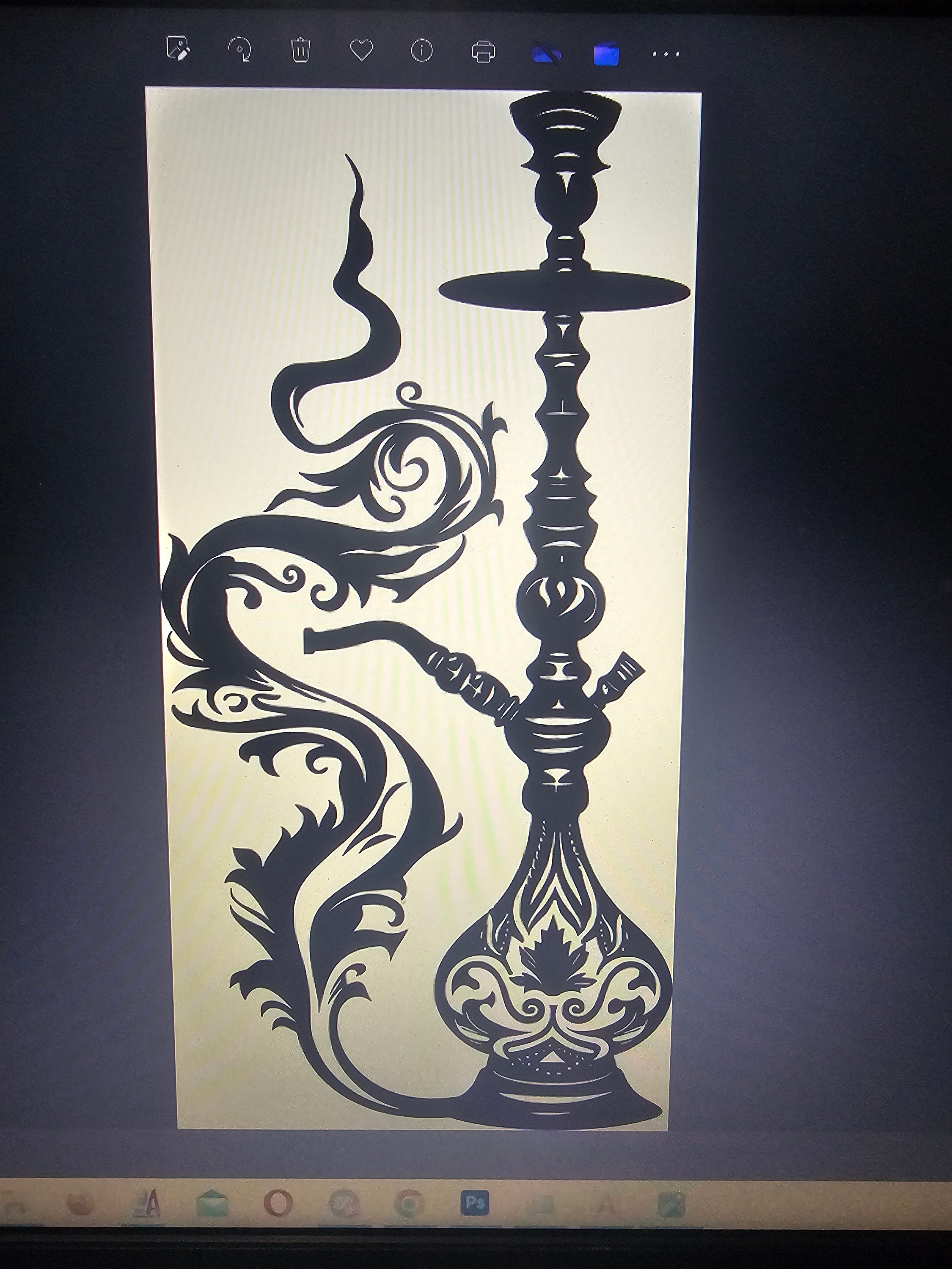 Hookah, 2 Exceptional Model, Dxf, Svg, Png, Jpg - Etsy