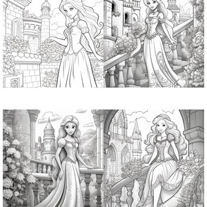 Princesses Coloring Pages, Printable Kids Coloring Pages, Princesses ...