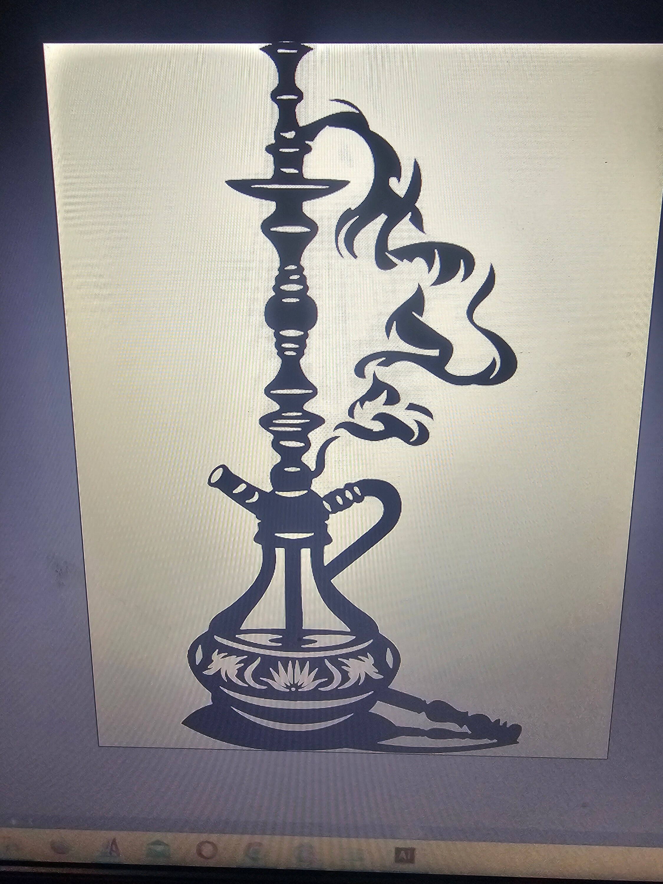 Hookah, 2 Exceptional Model, Dxf, Svg, Png, Jpg - Etsy