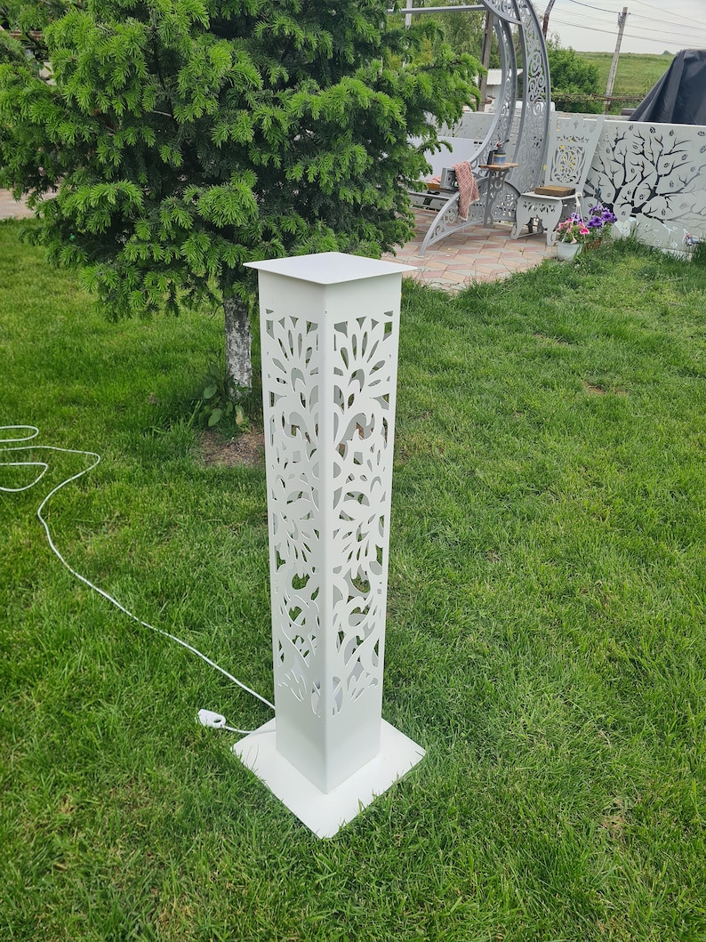 Outdoor Lighting Columns, Lamp Plasma Cut Project Dxf. - Etsy