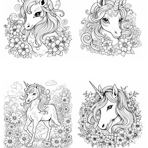 Unicorn Baby Coloring Pages Printable, 80 Unicorn Unic Models ...