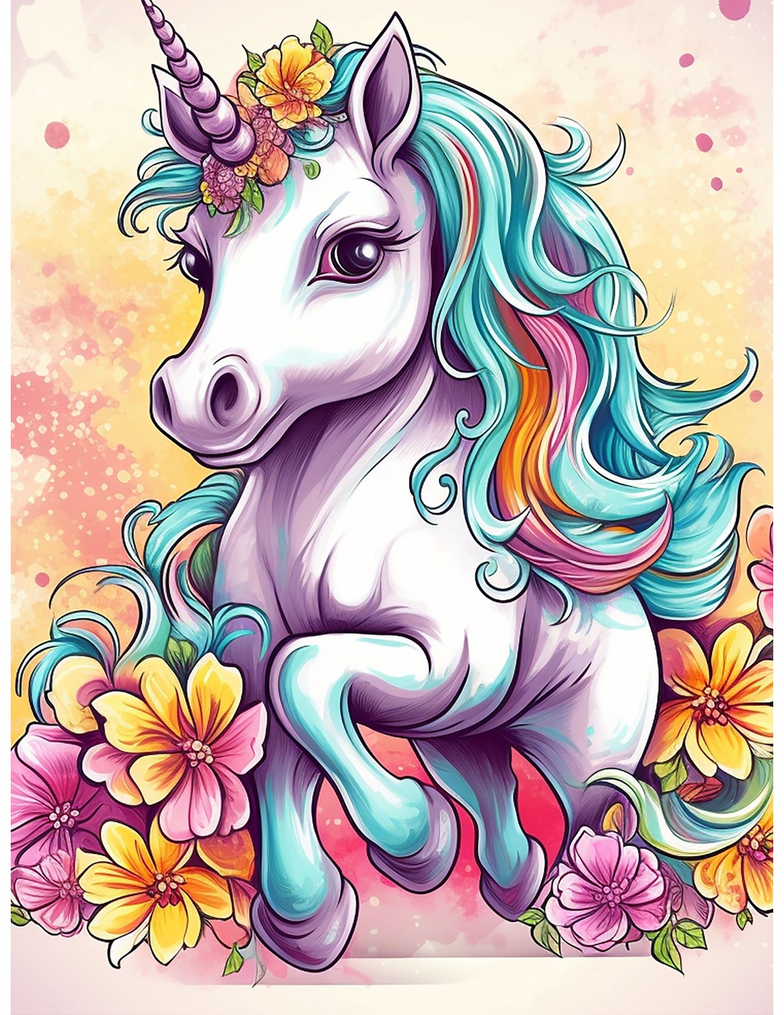 Unicorn Baby Coloring Pages Printable, 80 Unicorn Unic Models ...