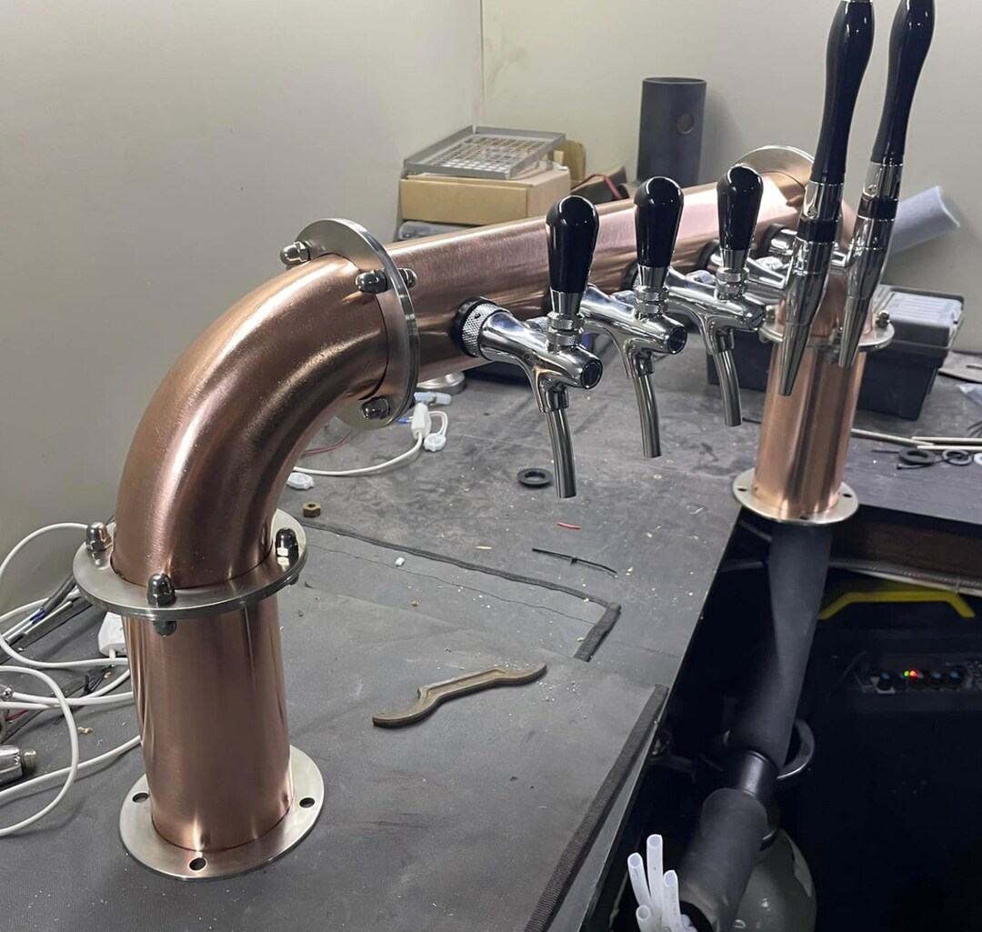 Draft Beer Tower for Real Cooper 5 Faucets - Etsy