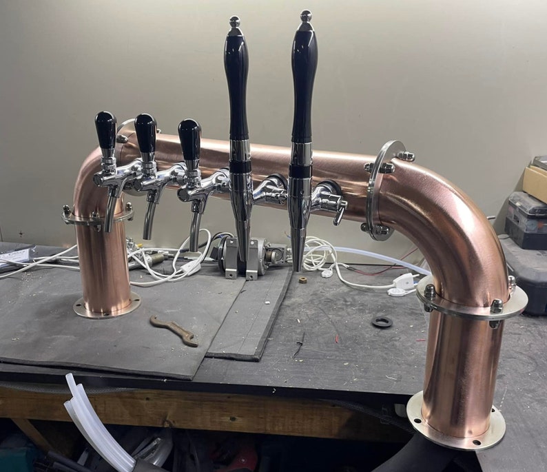 Draft Beer Tower for Real Cooper 5 Faucets - Etsy