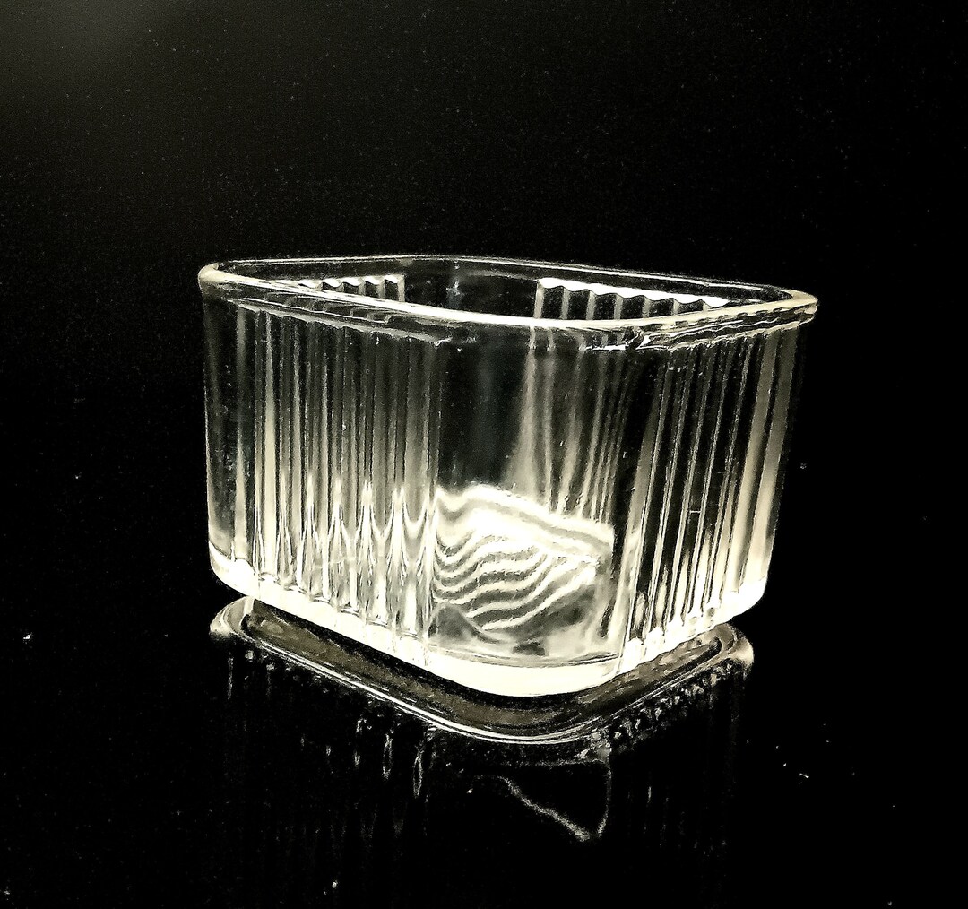 Vintage Collectable Crystal Square Bowl. - Etsy
