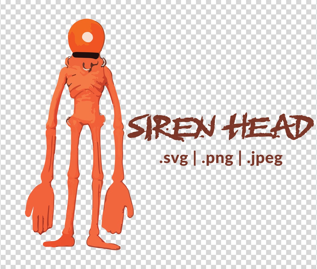 Siren Head SVG PNG JPEG | Funny | Horror | Supernatural | Gift | Kids ...