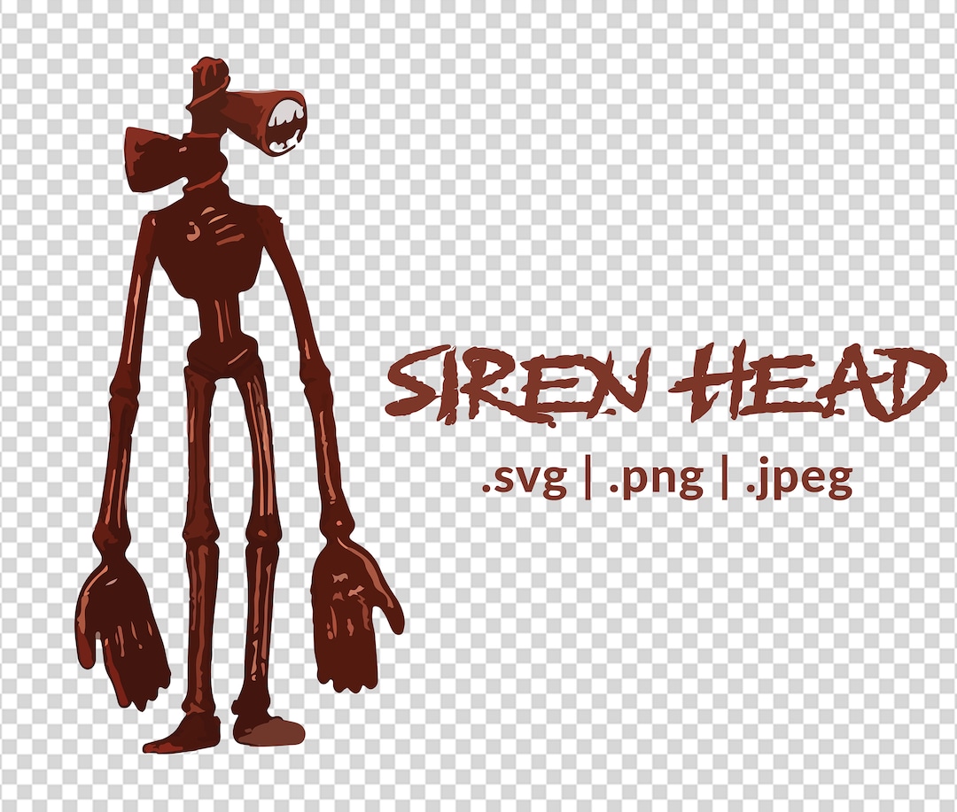 Siren Head SVG PNG JPEG | Funny | Horror | Supernatural | Gift | Kids ...
