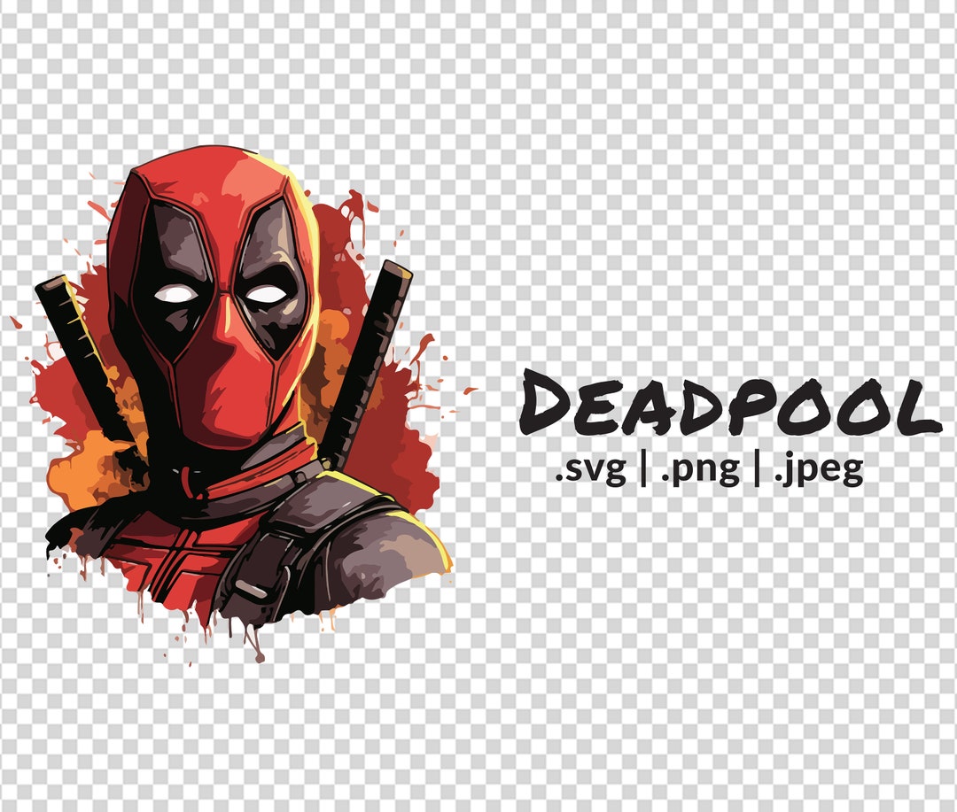 Deadpool SVG PNG JPEG | Superhero | Supernatural | Gift | Kids | Comic ...