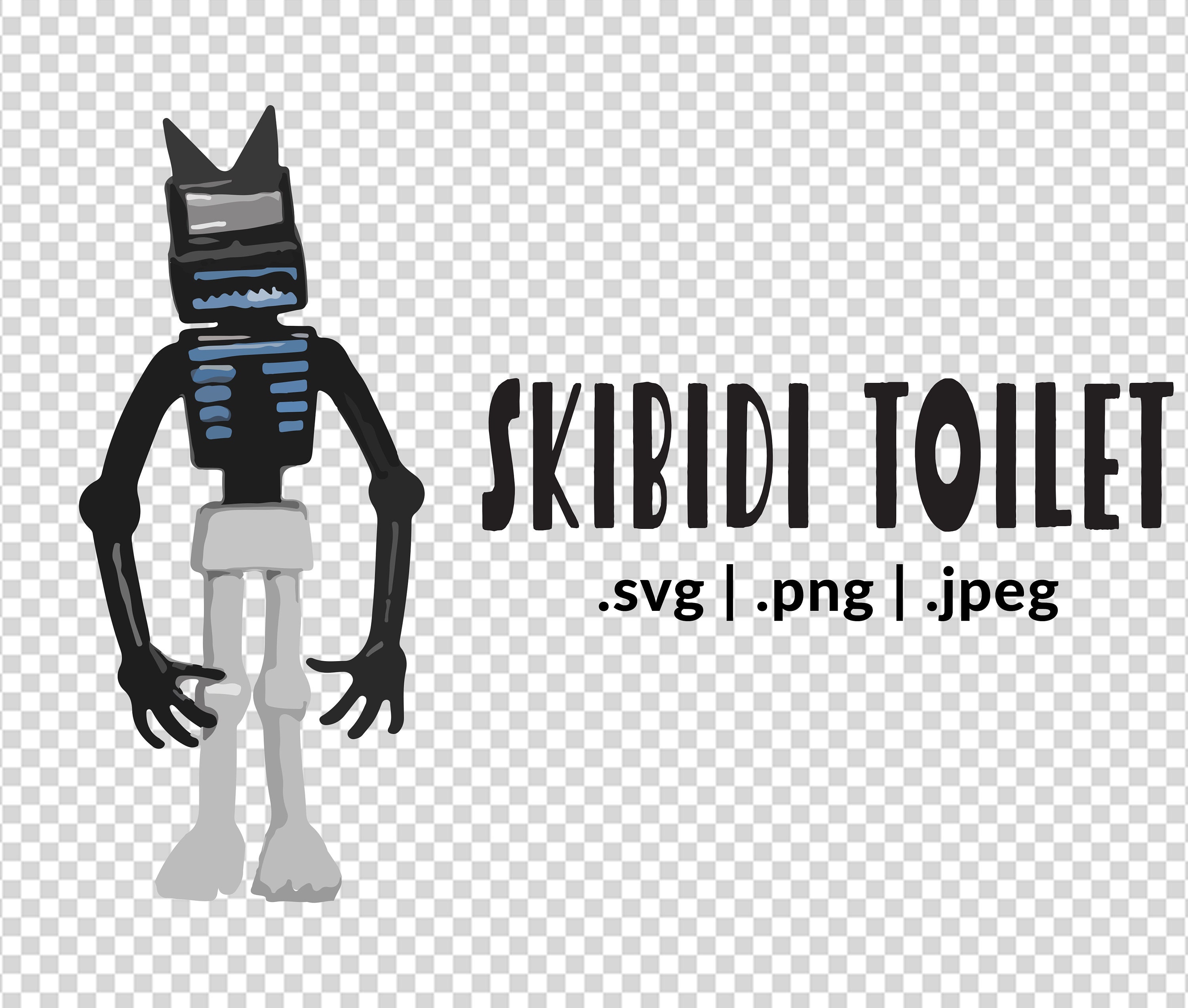 Skibidi Toilet SVG PNG JPEG | Funny | Horror | Supernatural | Surreal ...
