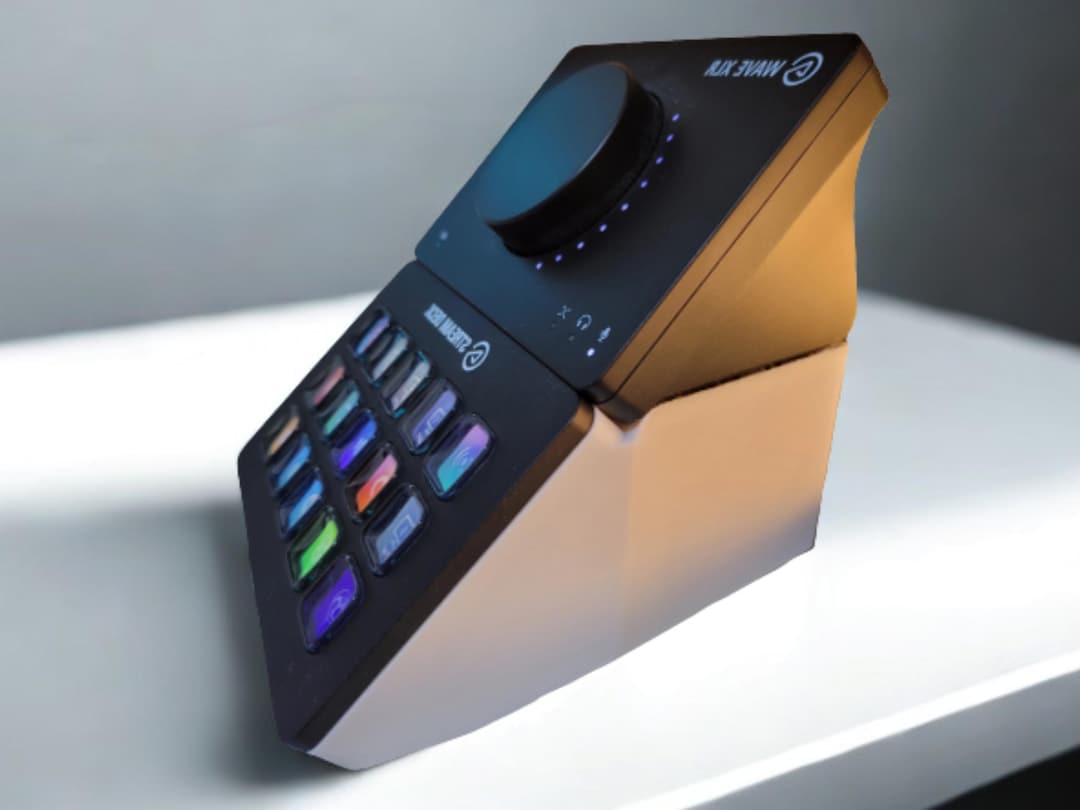 Elgato Stream Deck MK.2 + Wave XLR Mount | Stackable Desk Stand | Space ...