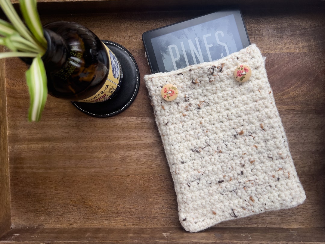 Handcrafted Crocheted Kindle Sleeve - Etsy