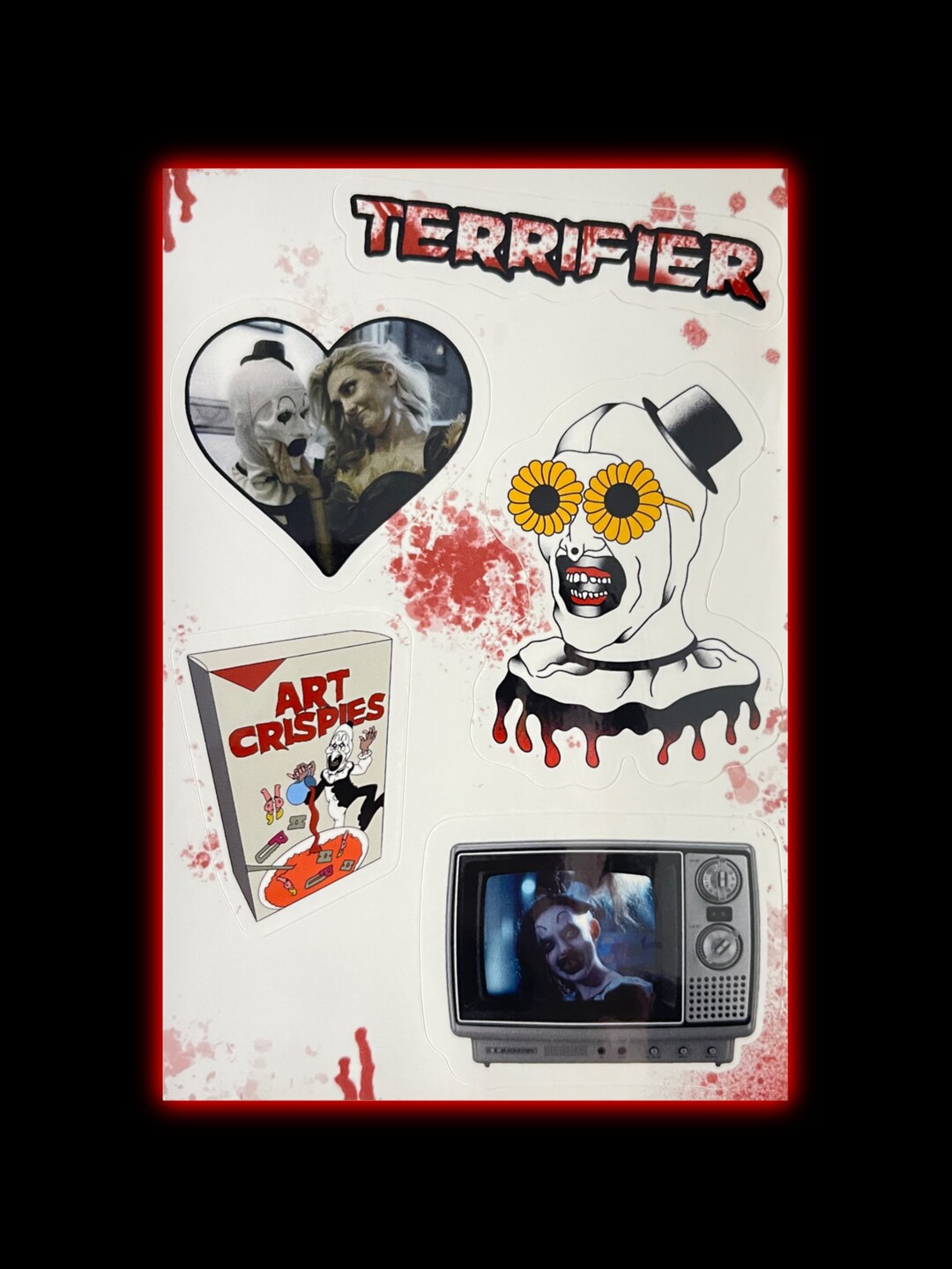 Miles County Clown 5 Sticker Sheet - Etsy