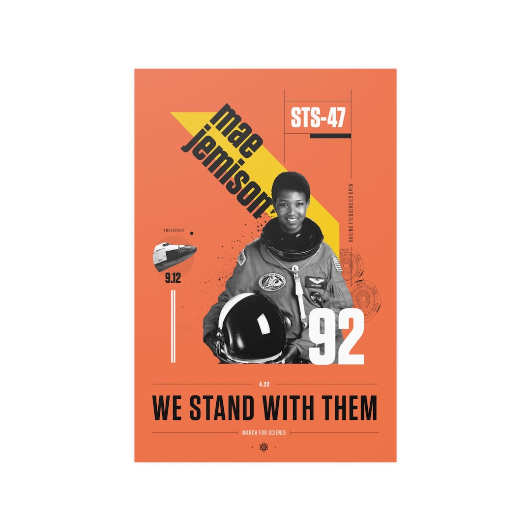 Mae Jemison March for Science Poster: DIGITAL DOWNLOAD - Etsy