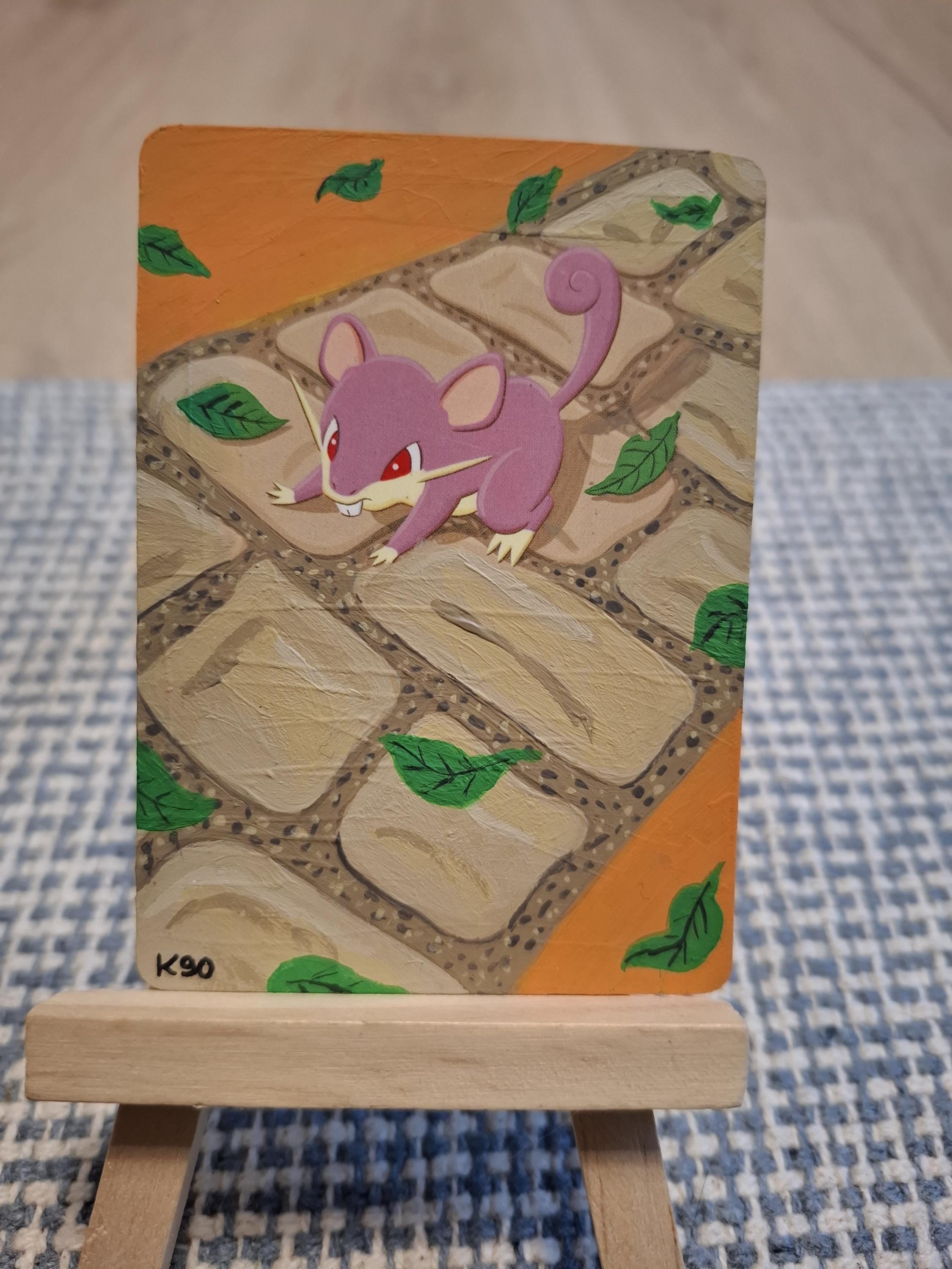 Pokemon - Hand-painted Original Pokemon Cards - Etsy