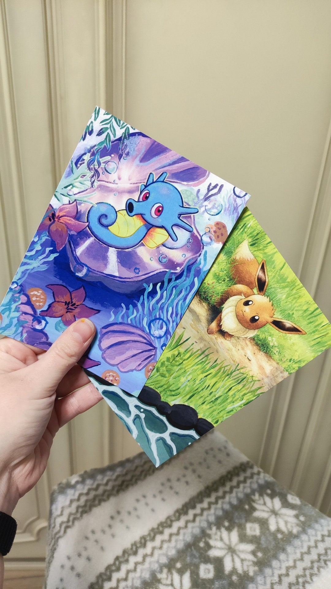 Digital Prints of My Painted Pokemon Cards - Etsy