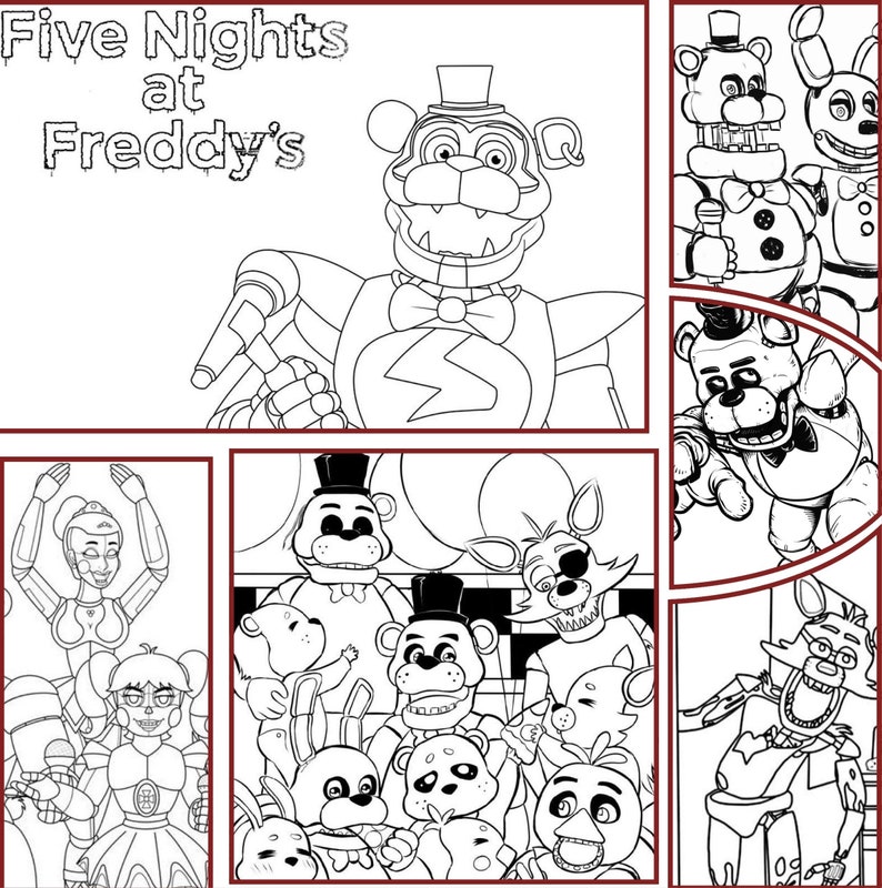 Ultimate Five Nights At Freddy s Coloring Pages Bundle Etsy UK ultimate-five-nights-at-freddy-s-coloring-pages-bundle-etsy-uk