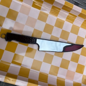 Stained Glass Bloody Knife - Etsy