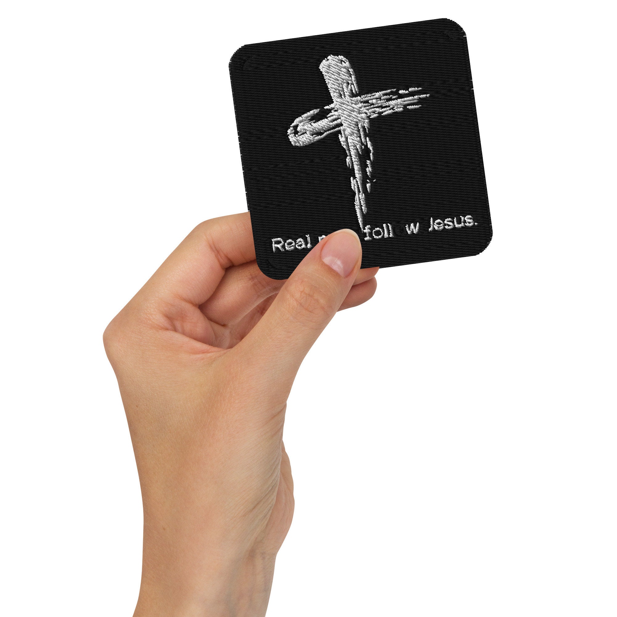 Real Men Follow Jesus Patches - Etsy