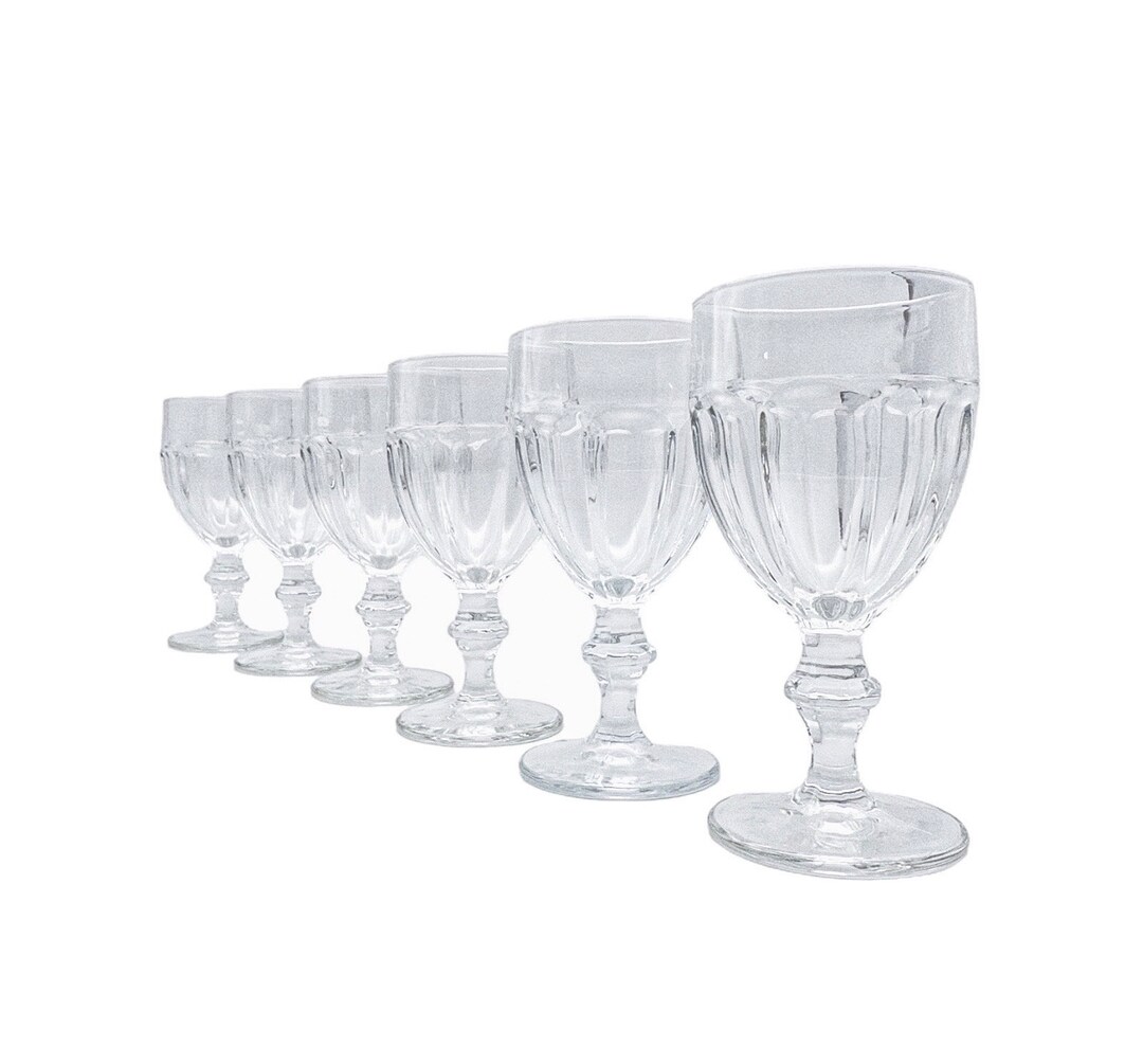 Libbey Gibraltar DURATUFF Clear 6 3/4” 11.5 Oz Water Goblets Glasses ...
