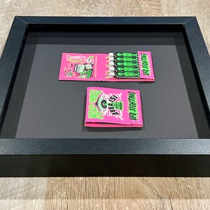 UFO Matchbook Shadowbox **feature Alien Matches, Mover & Shaker** Black ...