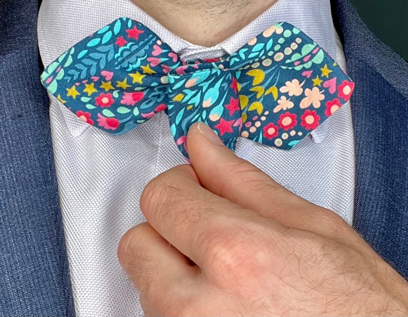 Diamond Point Bow Tie Sewing Template + Instructional Guide (digital ...