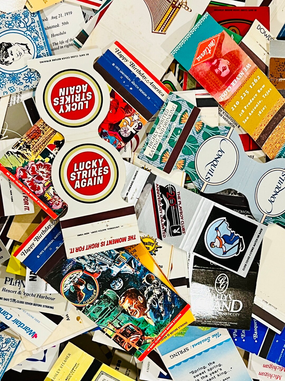 Vintage Matchbook Covers **flat, WITHOUT Matches** Matchbook COVERS ...