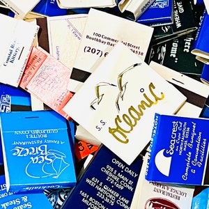 Nautical and Coastal NEW Vintage Matches Unstruck and Unused Matchbooks ...