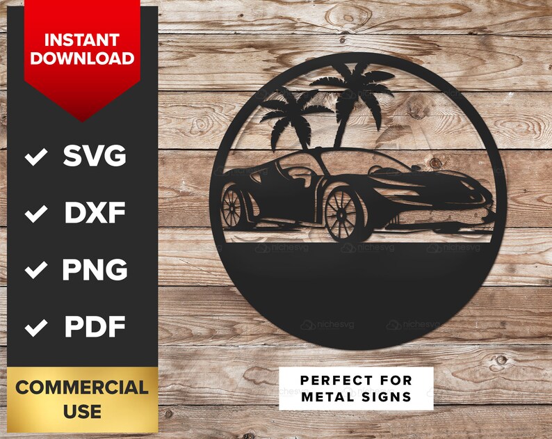 Ferrari Monogram SVG DXF PNG Ferrari Svg Sports Car Cut - Etsy