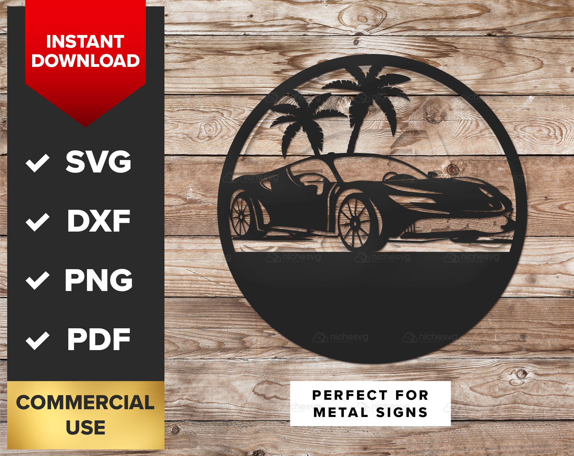 Ferrari Monogram SVG, DXF, PNG, Ferrari Svg, Sports Car Cut File ...