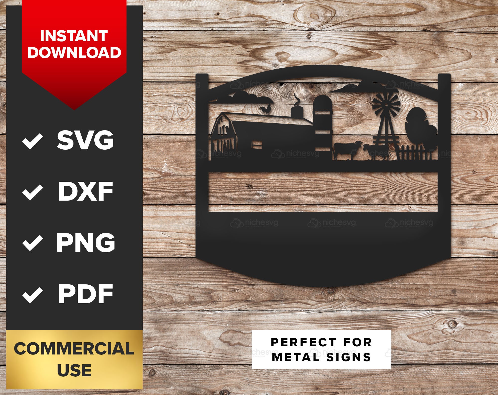 Farm SVG, DXF, PNG, Farm Monogram Svg, Farm and Tractor Digital File ...