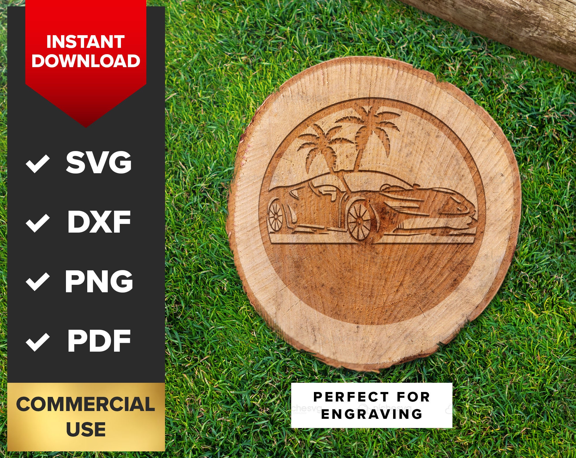 Ferrari Monogram SVG, DXF, PNG, Ferrari Svg, Sports Car Cut File ...