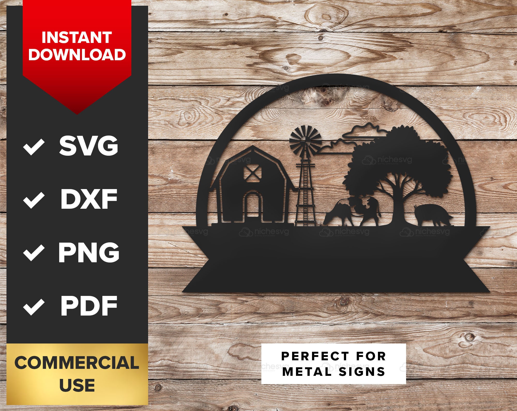 Farm Monogram Cut File, Farm SVG, DXF, PNG, Cnc Cut File, Farm Life ...