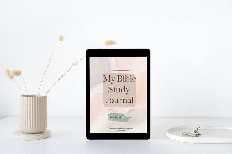 Digital Bible Study Journal Template - Etsy