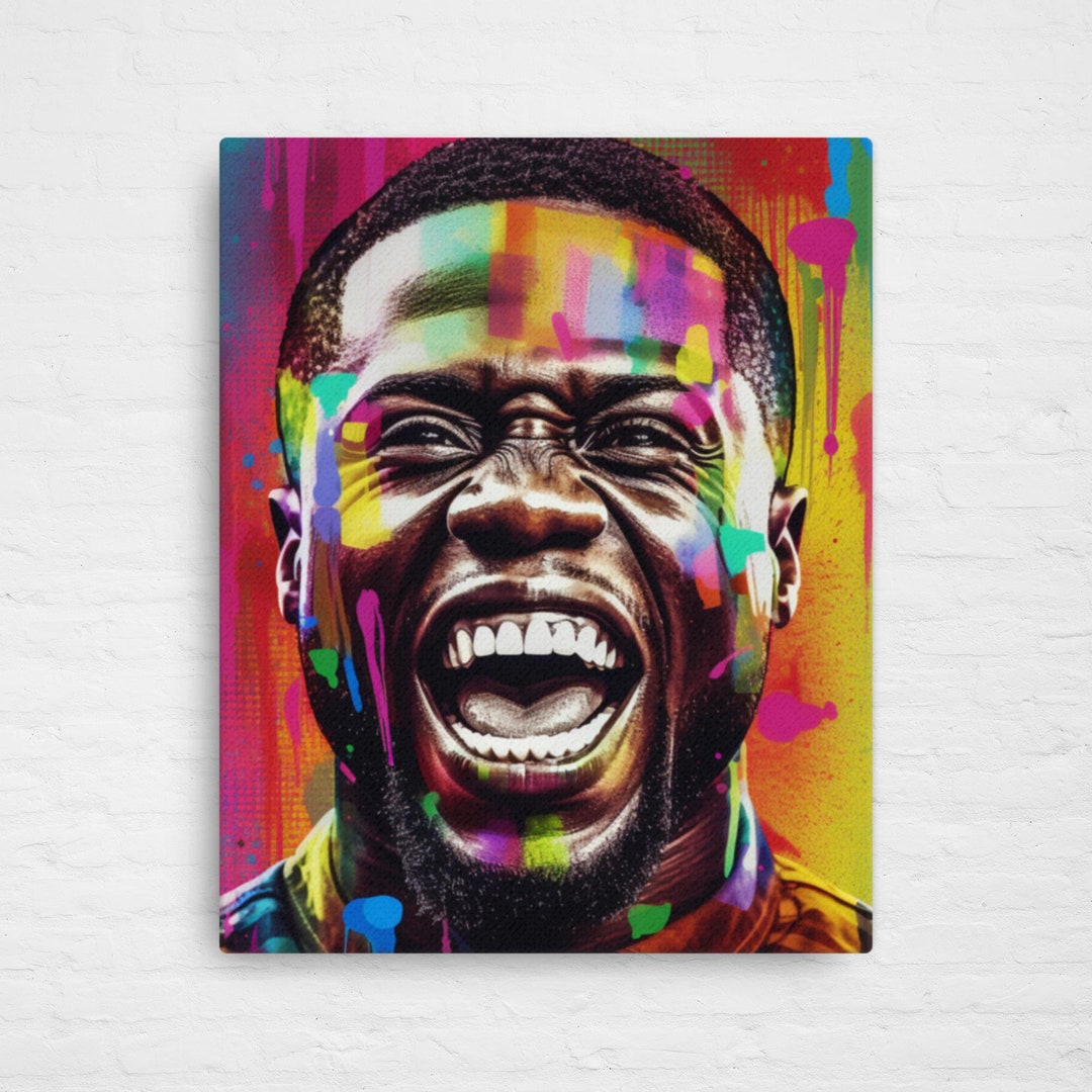 Kevin Hart Pop Art Celebrity Pop Art Celebrities Wall Art Pop Art ...