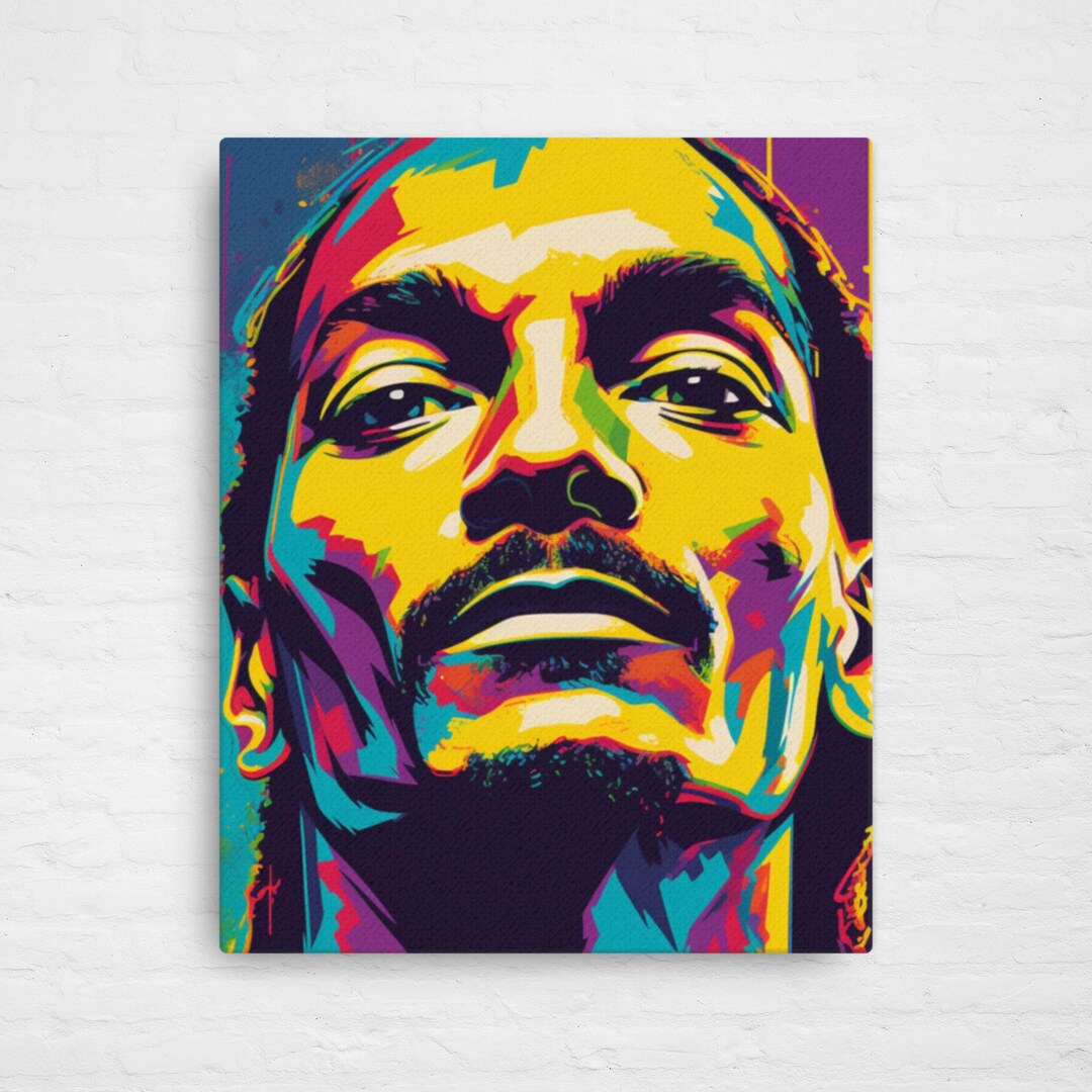 Snoop Dogg Pop Art Celebrity Pop Art Celebrities Wall Art Pop Art ...