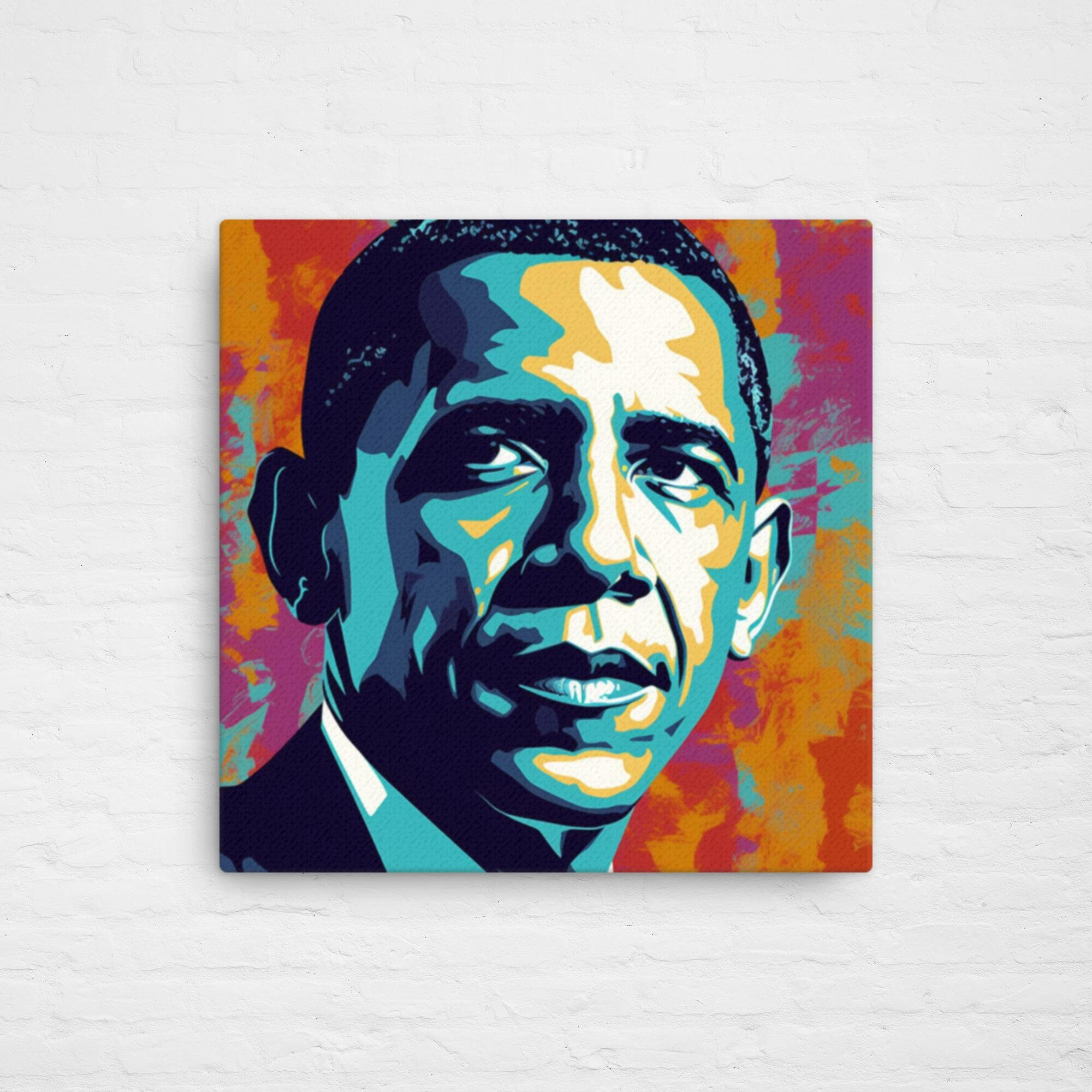 Barak Obama Pop Art Celebrity Pop Art Celebrities Wall Art Pop Art ...