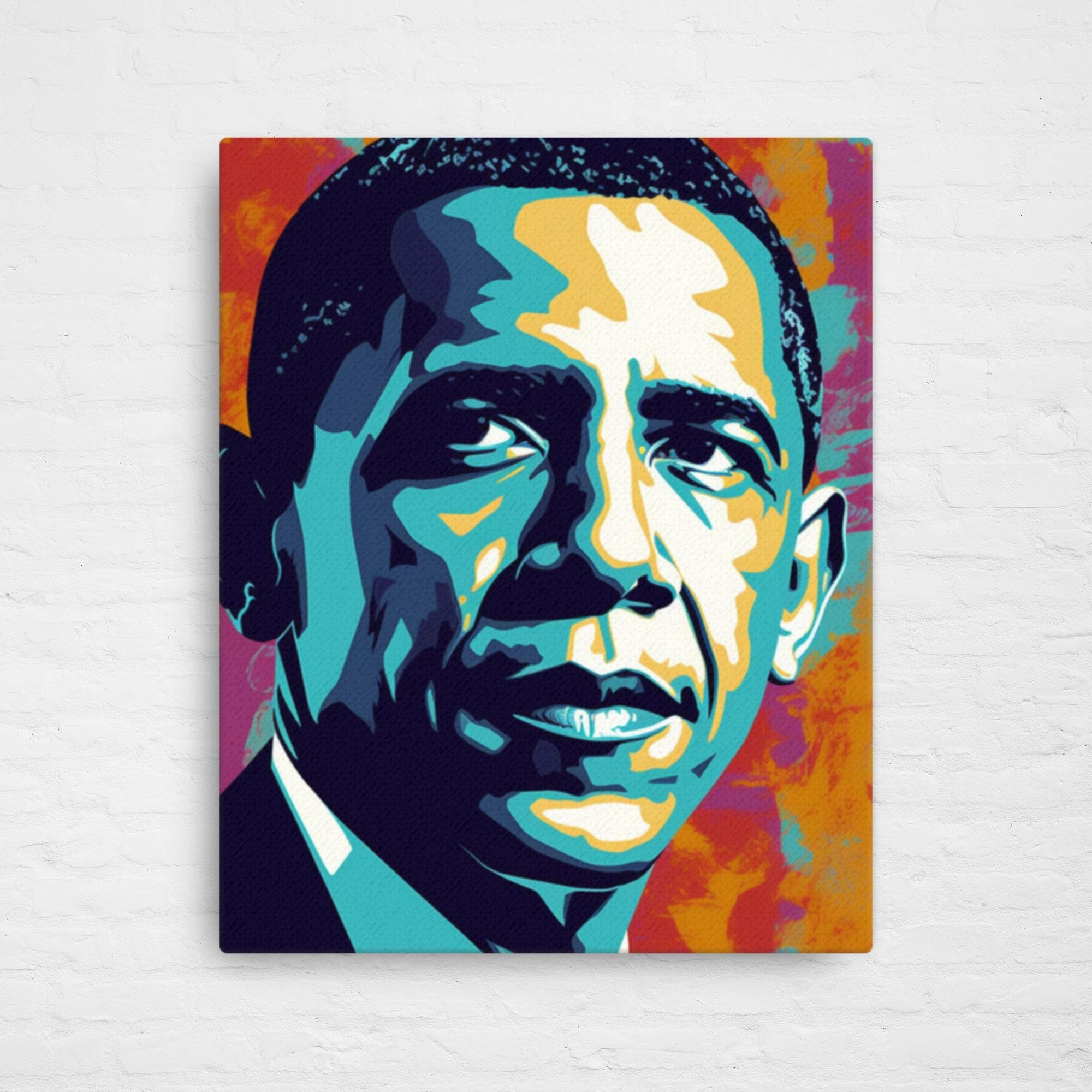 Barak Obama Pop Art Celebrity Pop Art Celebrities Wall Art Pop Art ...