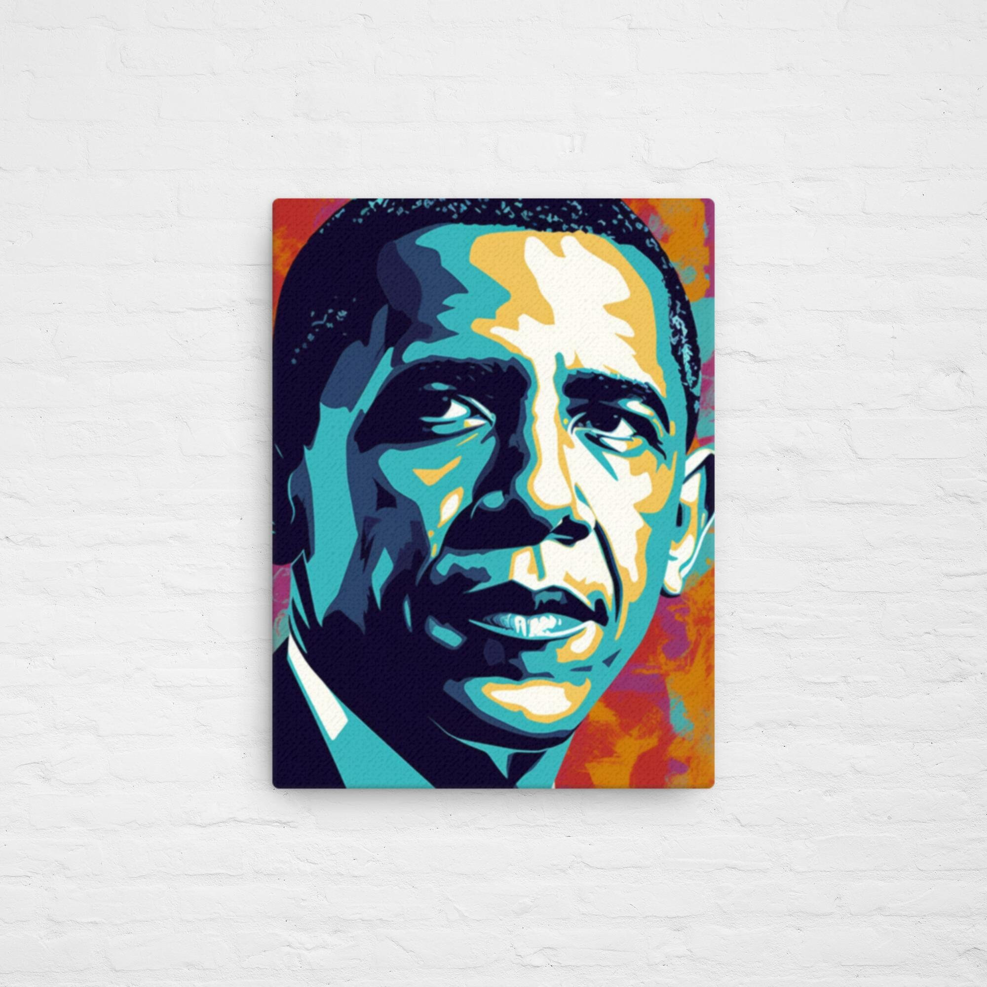 Barak Obama Pop Art Celebrity Pop Art Celebrities Wall Art Pop Art ...