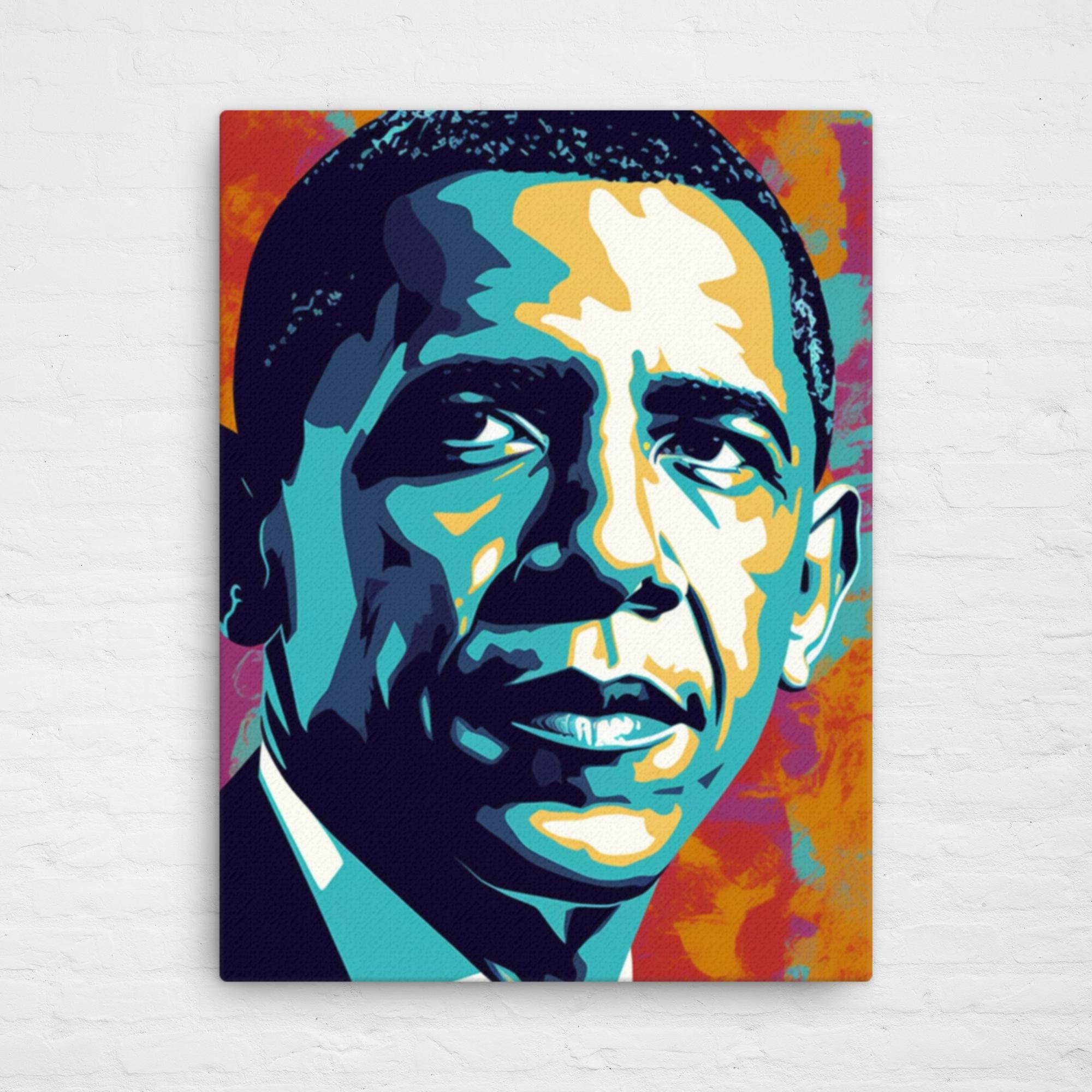 Barak Obama Pop Art Celebrity Pop Art Celebrities Wall Art Pop Art ...