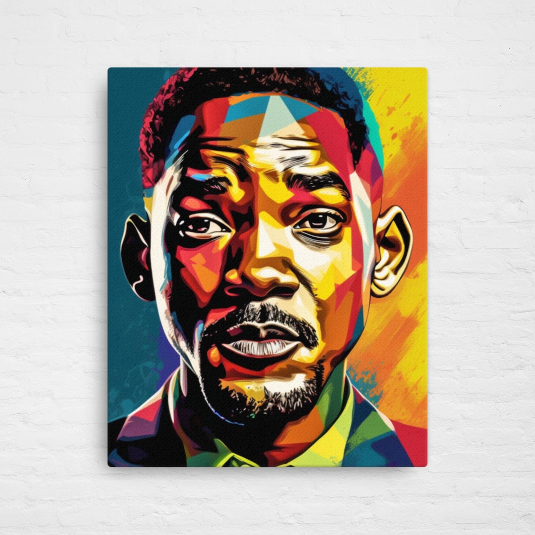 Will Smith Pop Art Celebrity Pop Art Celebrities Wall Art Pop Art ...