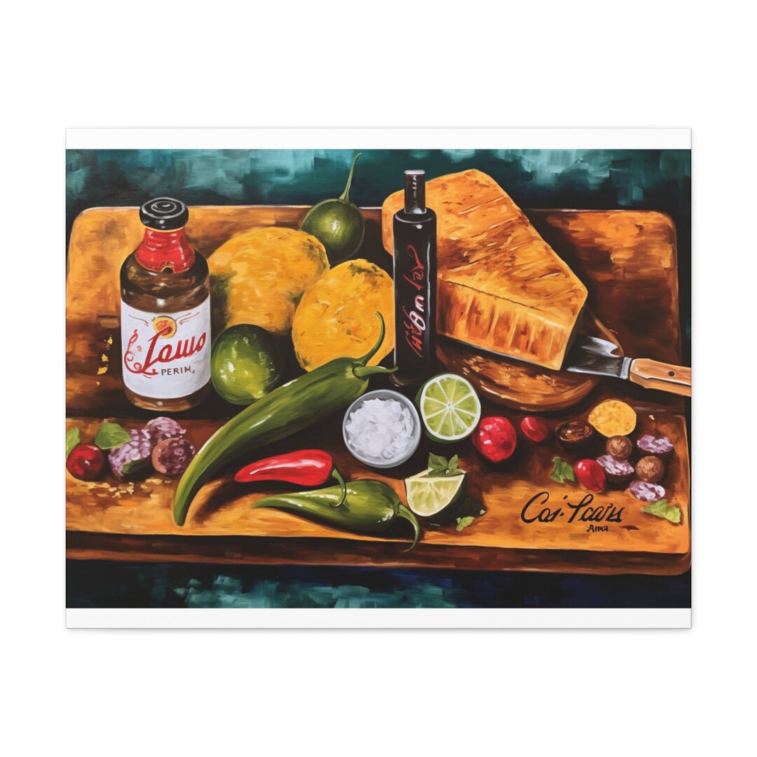 Cuban Restaurant Art Cuban Ingredients Art for Cuban Restaurants ...
