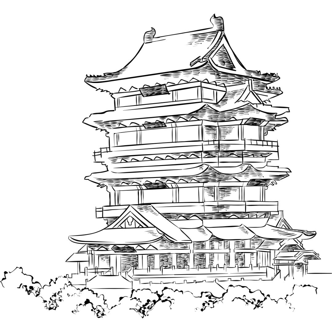 Colorscape Intermediate Coloring Pages With Various Types of Sketches ...