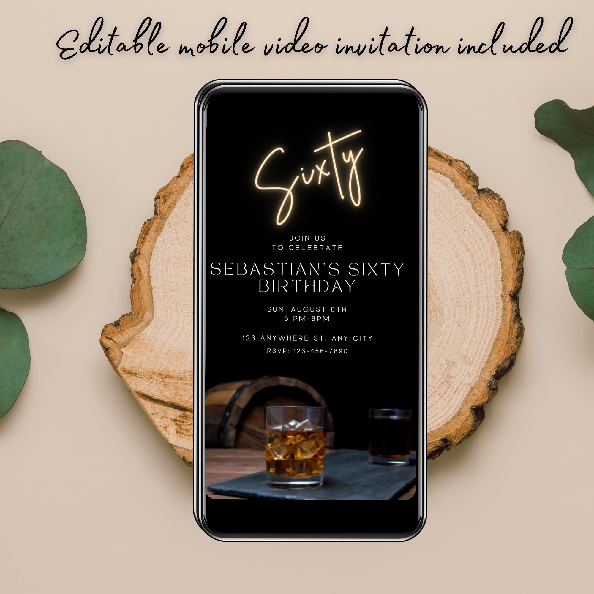 Whiskey Birthday Invitation, Whiskey Invitation, Whiskey Night ...